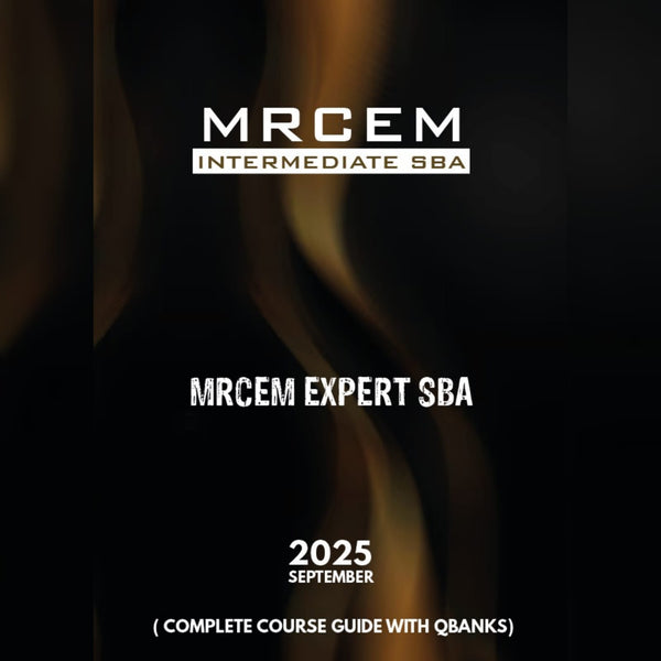 MRCEM Intermediate SBA Notes & Qbanks 2025 | MedicoBooks.pk