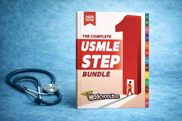The Complete USMLE Step 1 Bundle by MedschoolBro | MedicoBooks.pk