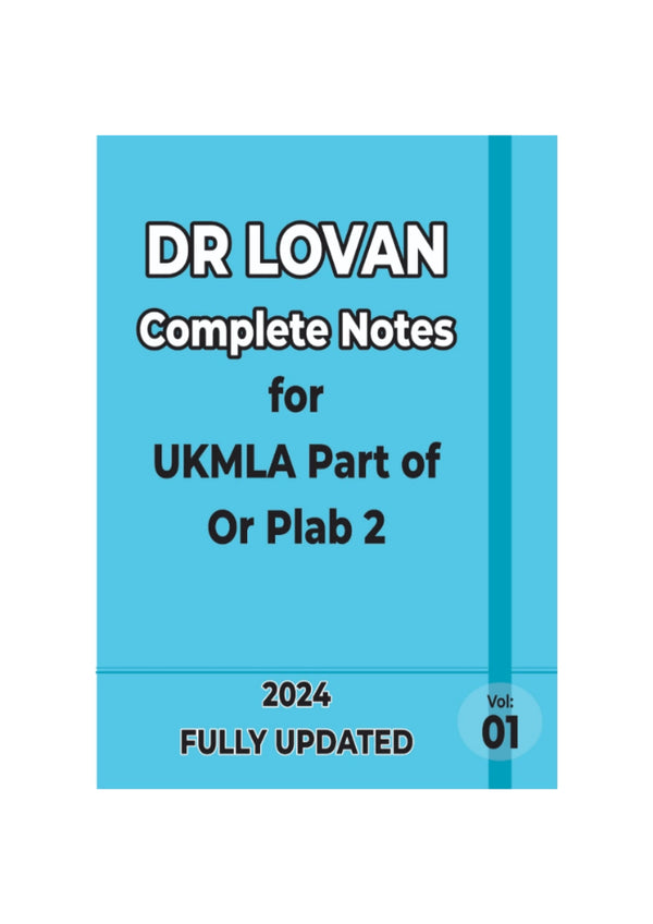 Dr Lovan Blue Notes For Plab 2 – MedicoBooks.pk